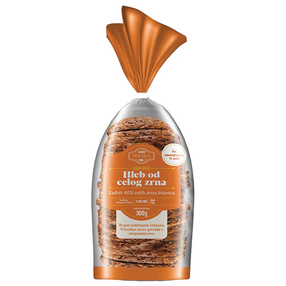 Maxi pekara pakovani proizovd | Hleb sa celim zrnom Maxi 300g | Maxi