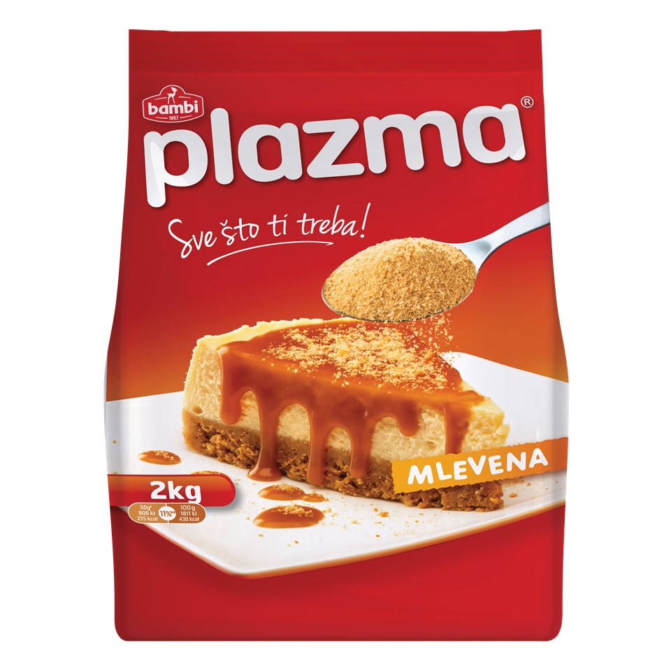 Plazma | Keks Plazma mlevena 2kg | Maxi