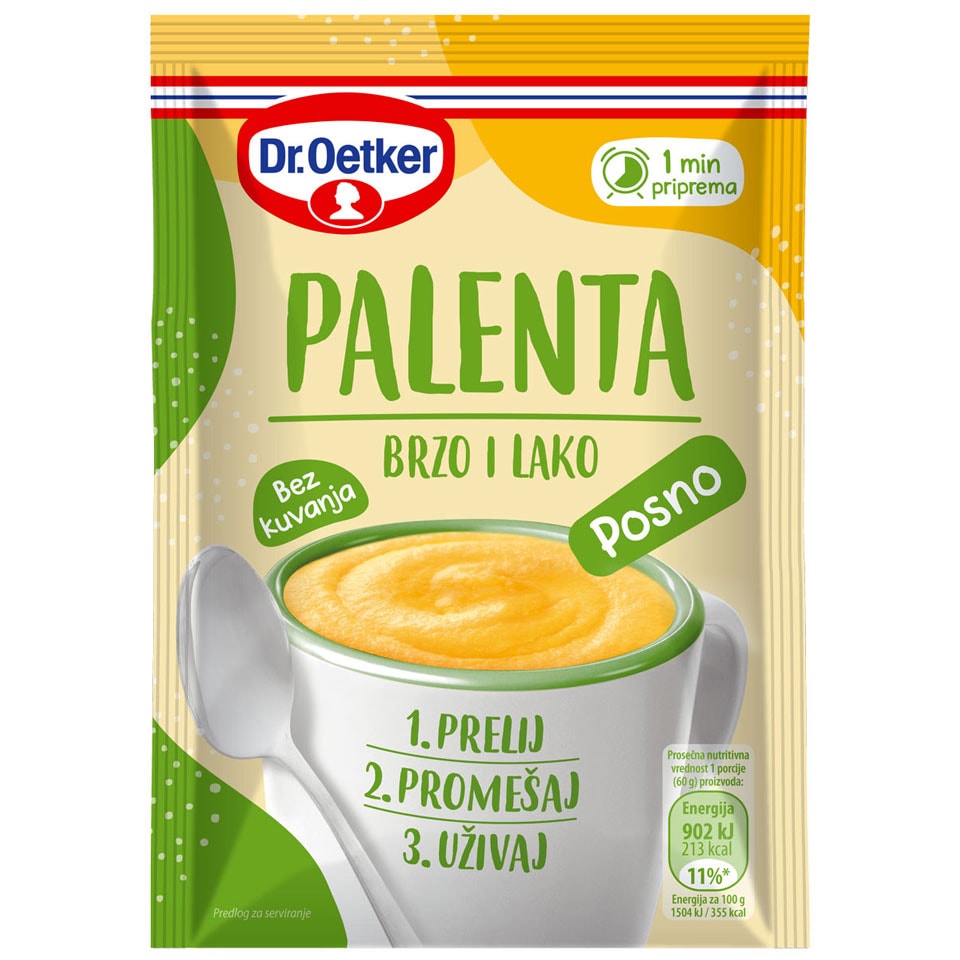 Dr Oetker | Instant palenta Dr.Oetker 60g | Maxi