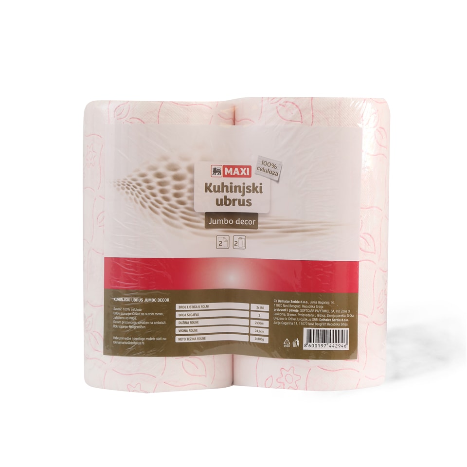 Maxi | Kuhinjski ubrus u boji Jumbo Maxi 2/1 | Maxi