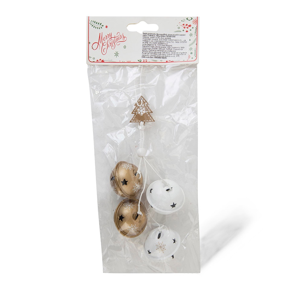DUE ESSE CHRISTMAS S.R.L. | NG zvoncici metalni zlatni RZ000124A | Maxi