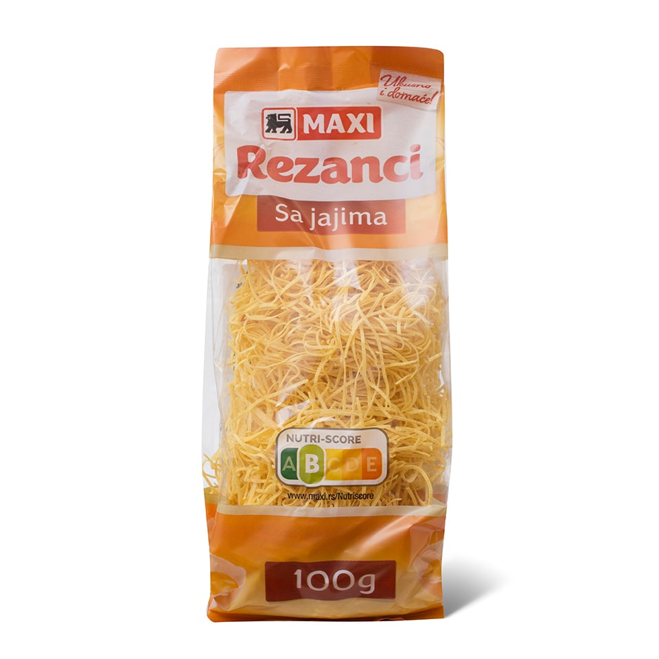 Maxi | Rezanci sa jajima Maxi 100g | Maxi