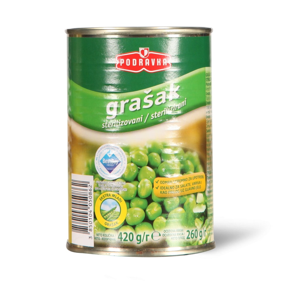 Podravka | Grasak Podravka 420g | Maxi