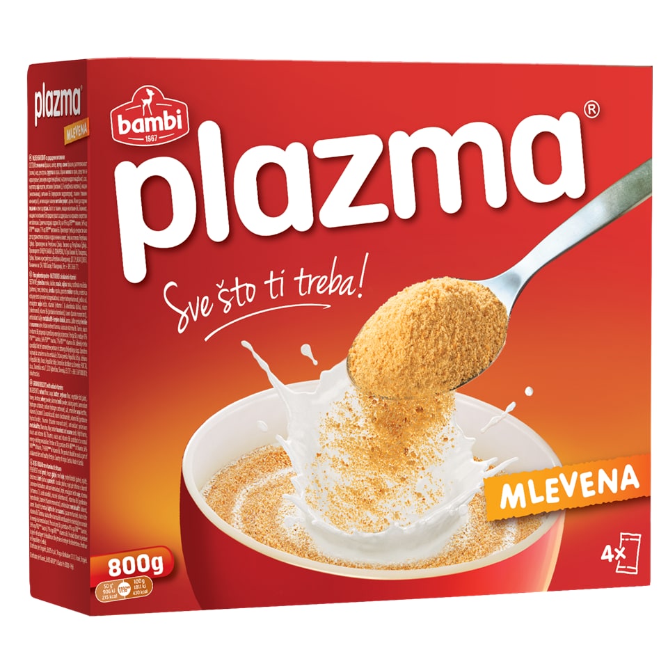Plazma | Keks Plazma mlevena 800g | Maxi