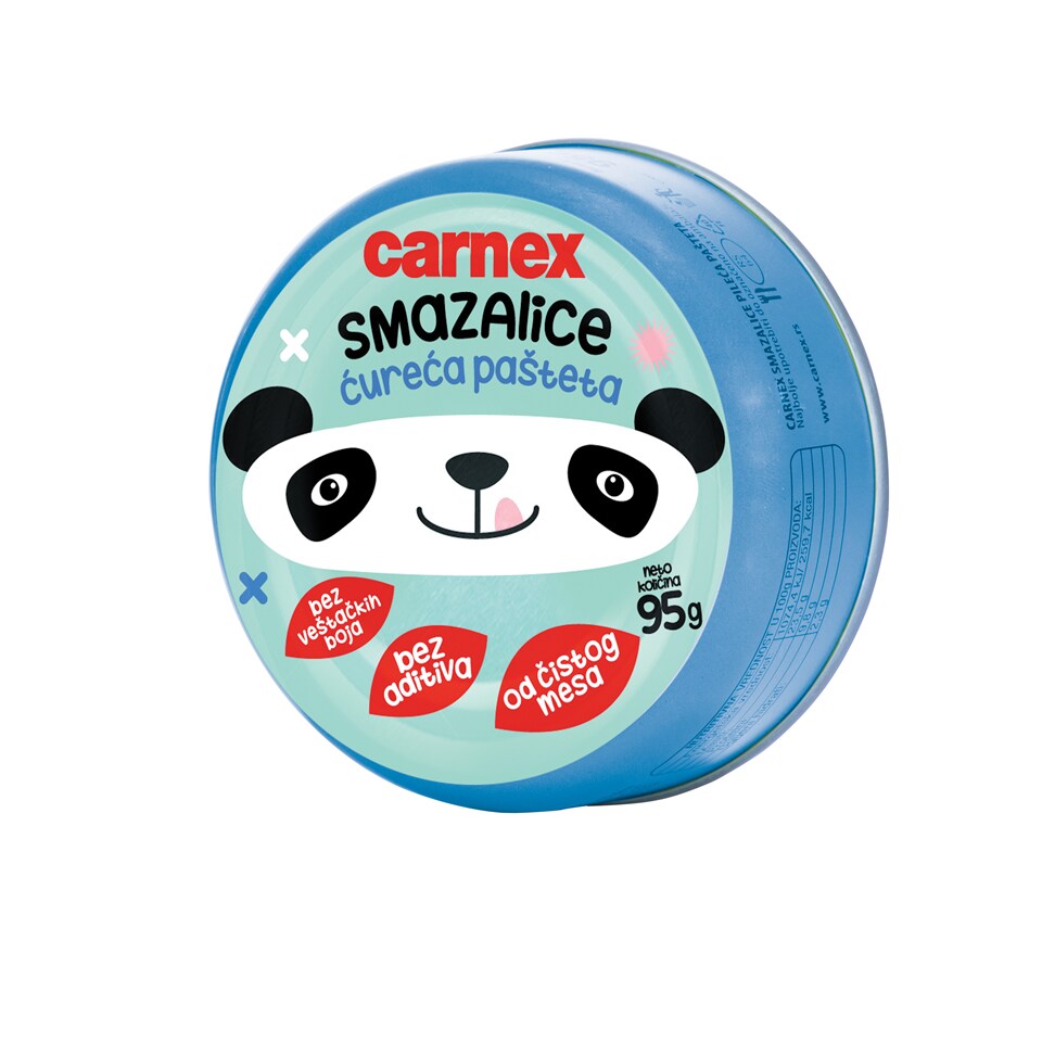 Carnex | Pasteta cureca smazalice 95g | Maxi