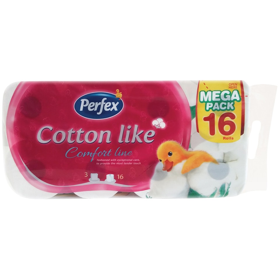 Perfex | Toalet papir Cot.comfort Perfex 3sl 16/1 | Maxi
