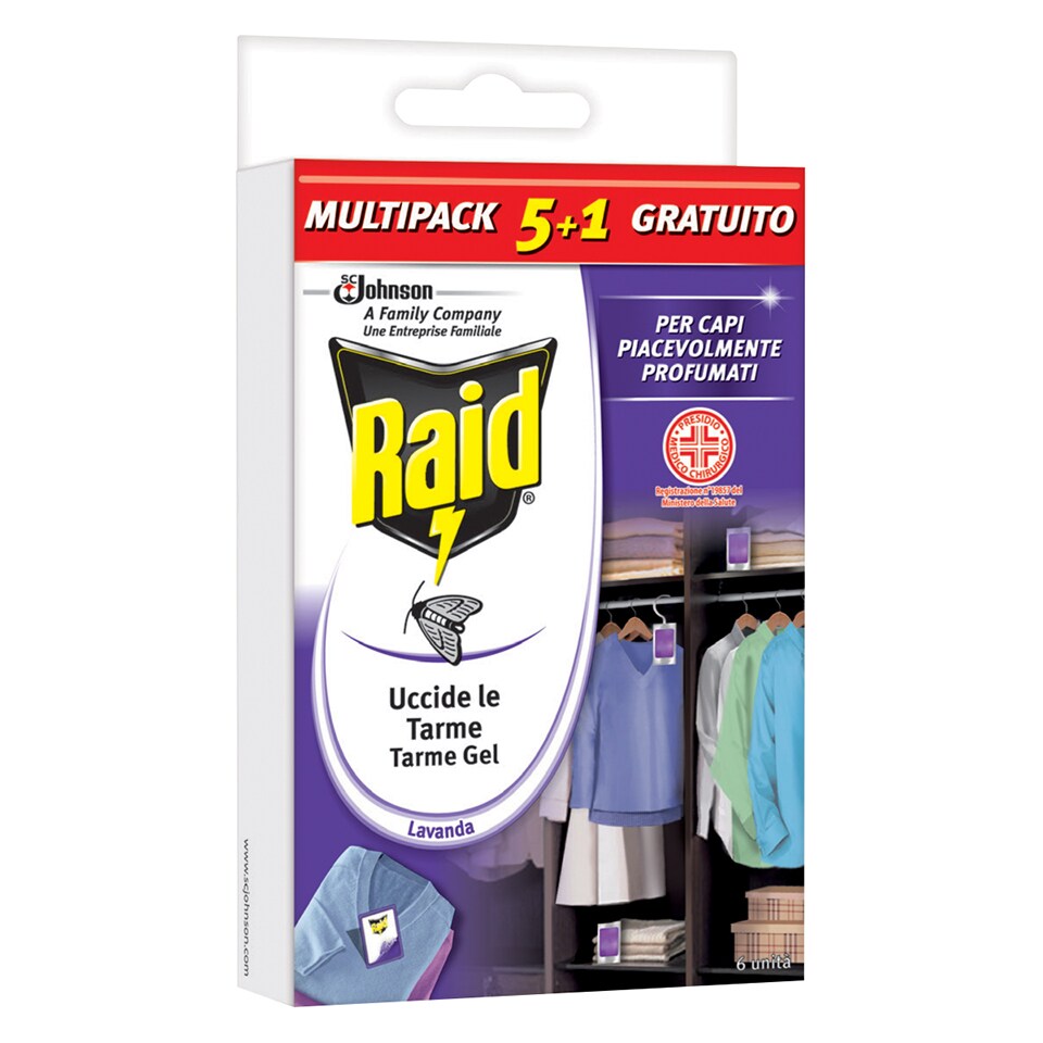 Raid | Gel Raid protiv moljaca 5+1 gratis | Maxi