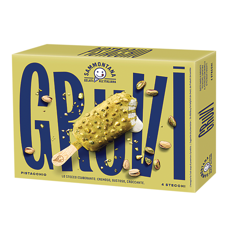 SAMMONTANA S.P.A. | Sladoled Gruvi pistaccio(4x 60g) | Maxi