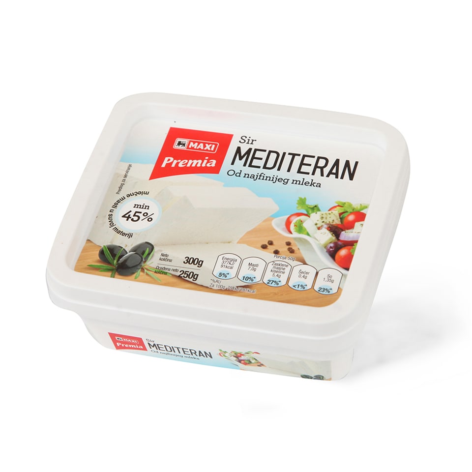 Maxi | Sir Maxi Mediteran 250g | Maxi