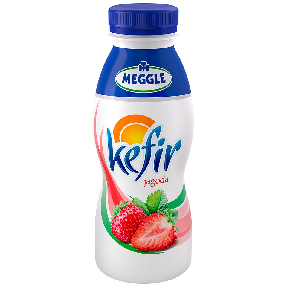 Meggle | Kefir sa ukusom jagode, 330g | Maxi