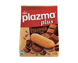 Plazma | Keks Plazma Plus preliven cokoladom 100g | Maxi
