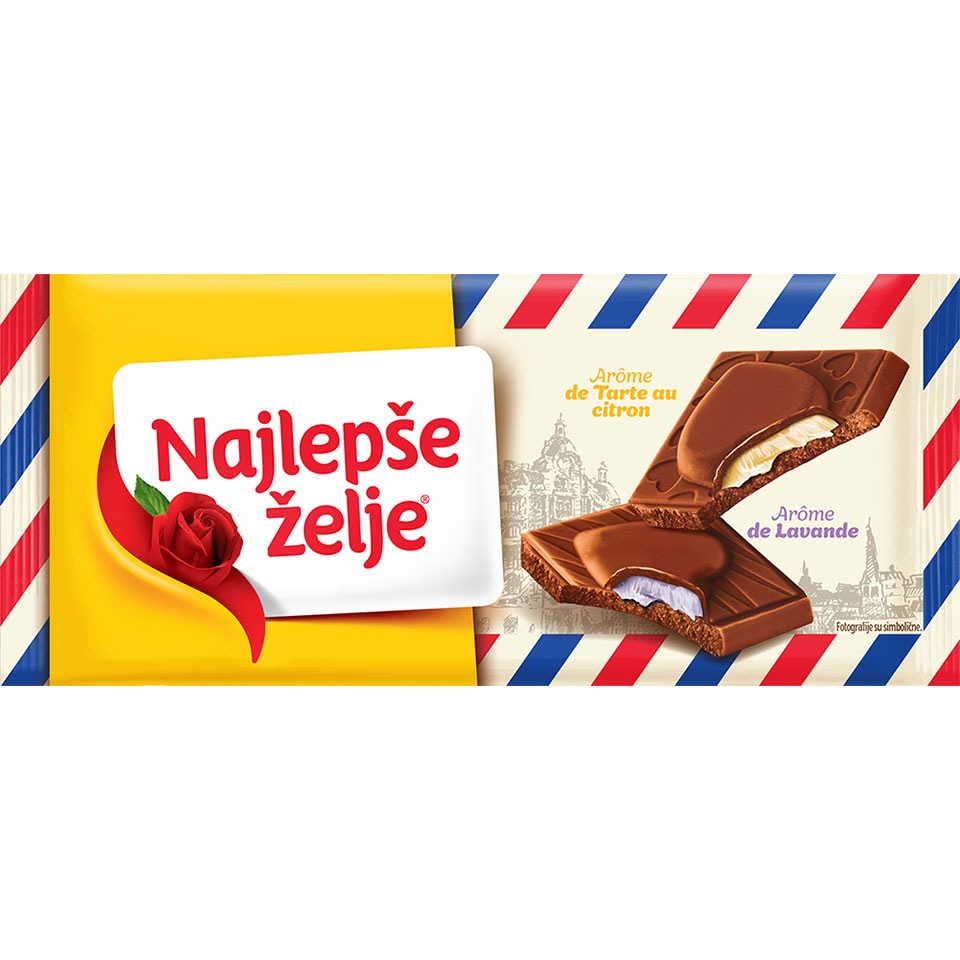 Najlepse zelje | Cok.Lavanda i limun Najlepse zelje 100g | Maxi