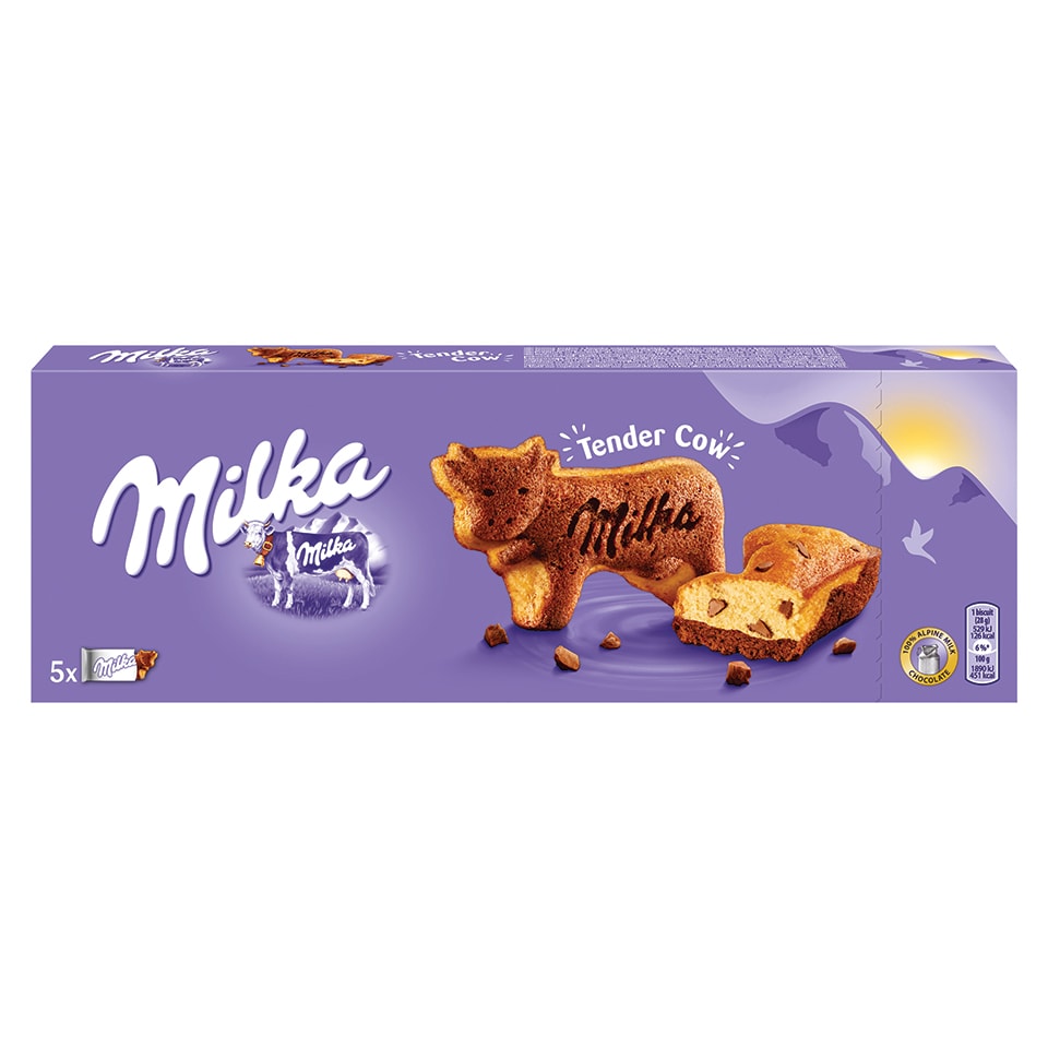 Milka | Biskvit Milka Tender Cow 140G | Maxi