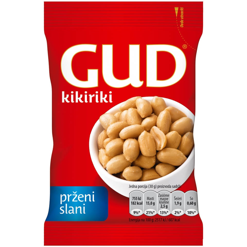 Gud | Kikiriki Gud przen,slani 40g | Maxi