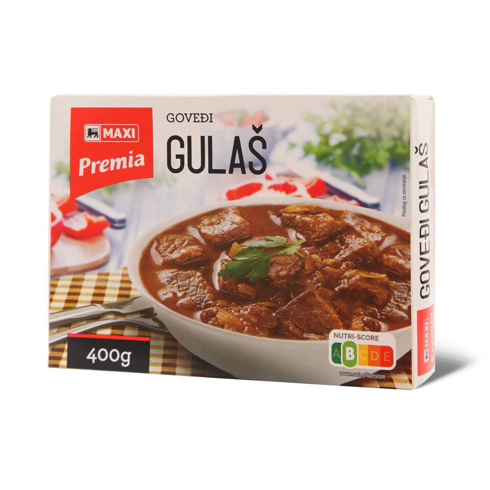 Maxi | Govedji gulas Premia 400g | Maxi