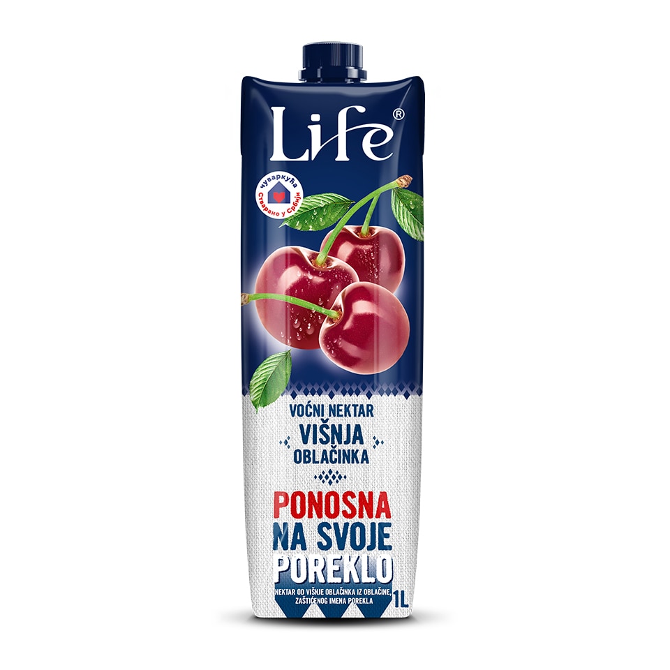 Nectar Life | Sok visnja kas.50% premium Nectar Life1l | Maxi