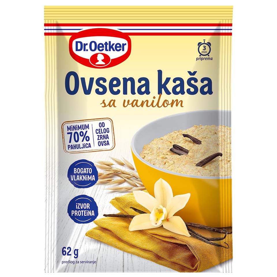 Dr Oetker | Ovsena kasa sa vanilom Dr Oetker 62g | Maxi