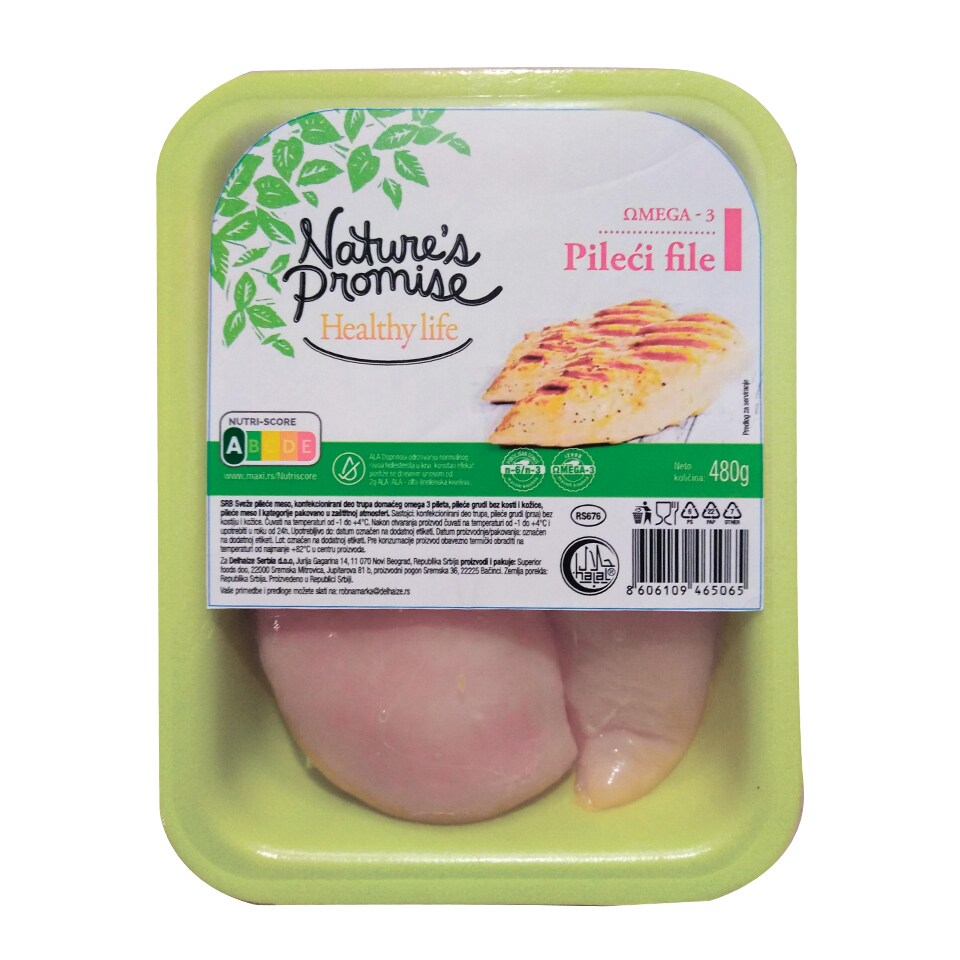 Nature¿s Promise | Omega pileci file 480 gr Premia | Maxi