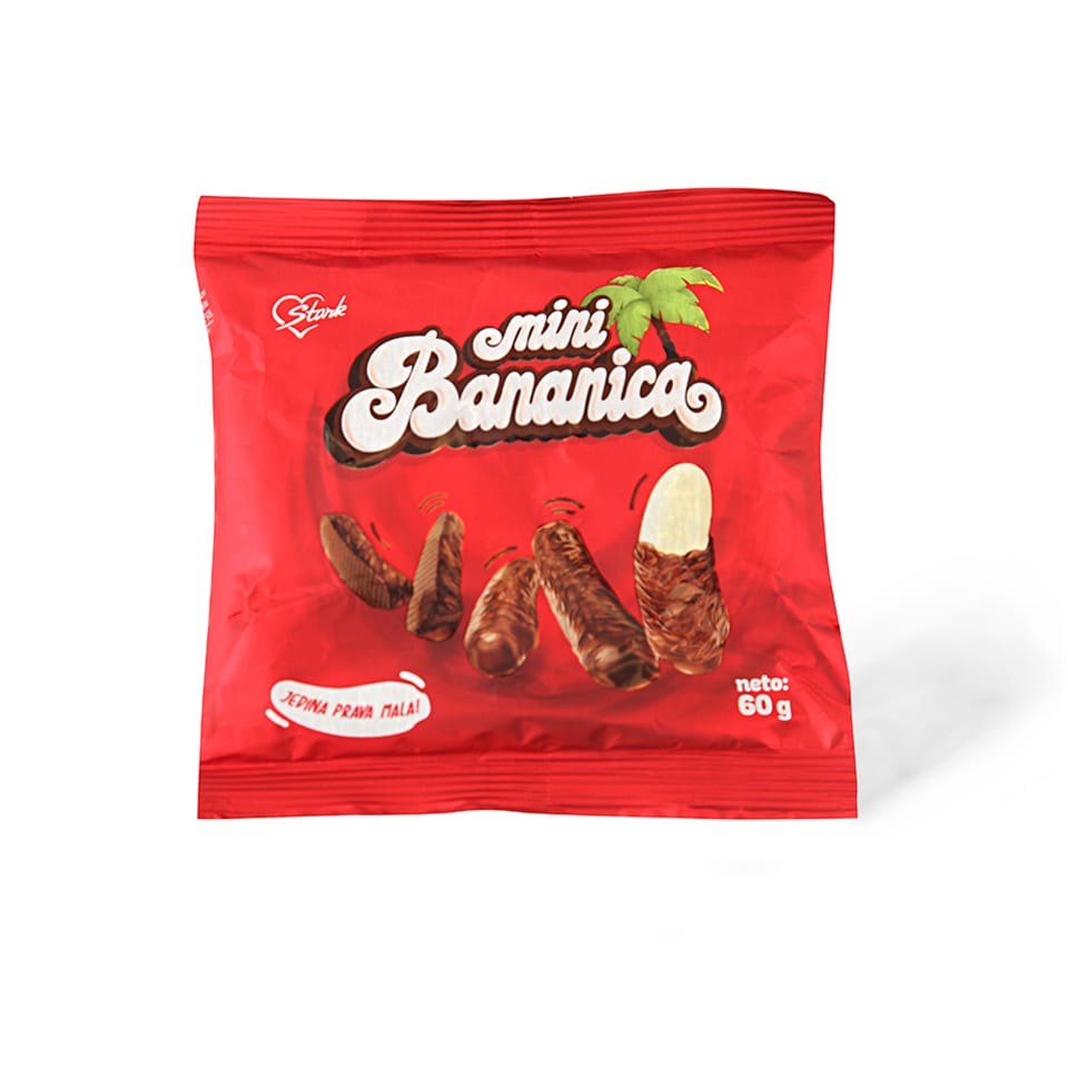Stark | Cokoladna Mini Bananica Stark 60 g | Maxi