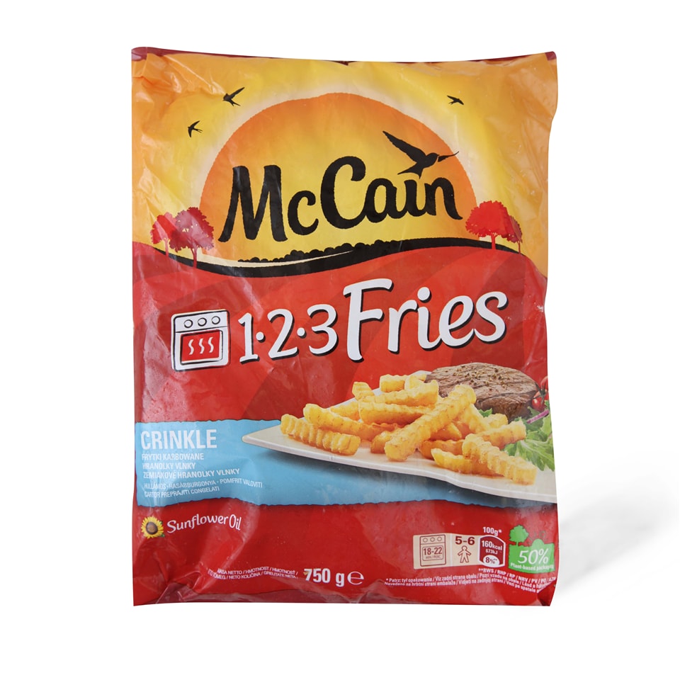 Mc Cain | Smrznuti pomfrit talasasti 750g | Maxi