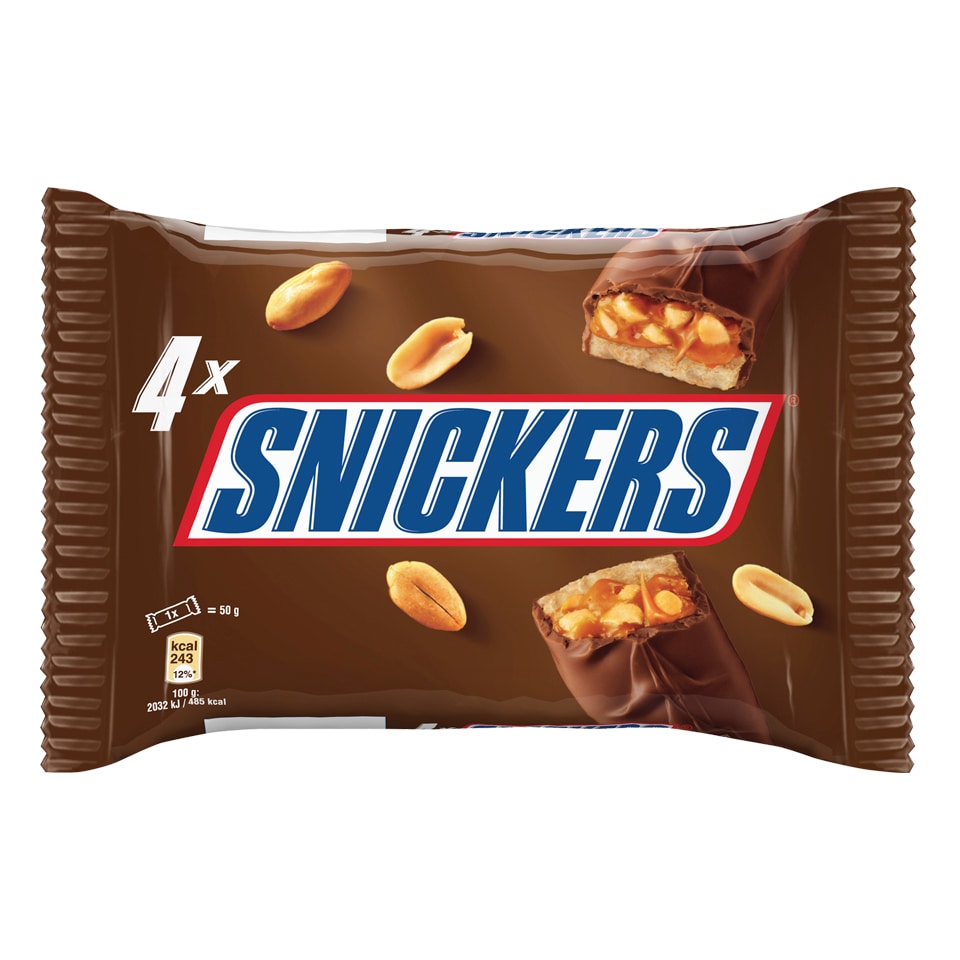 Snickers | Multipack Snickers classic 4x50g | Maxi