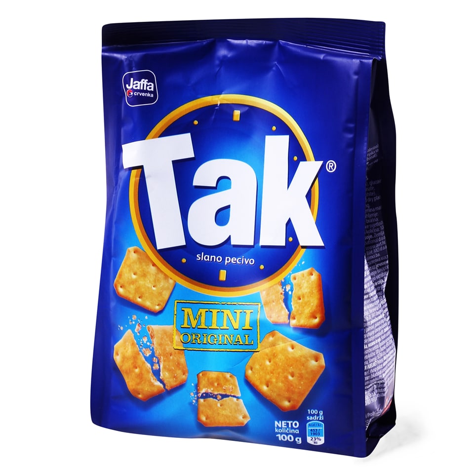 Tak | Kreker Tak mini slani 100g | Maxi