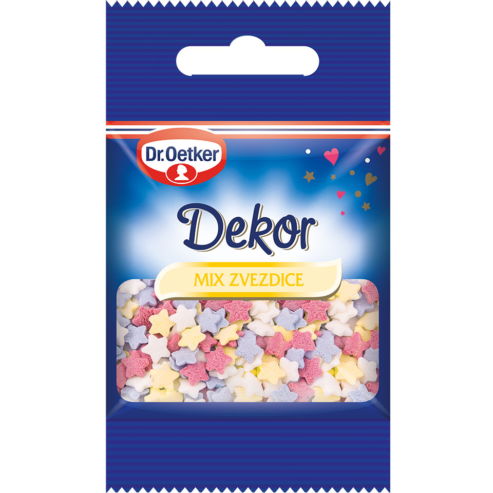 Dr Oetker | Dekorativne mix zvezdice Dr.Oetker 10g | Maxi