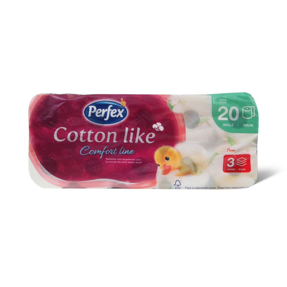 Perfex | Toal.pap. Cotton comfort line 20/1 3sl | Maxi