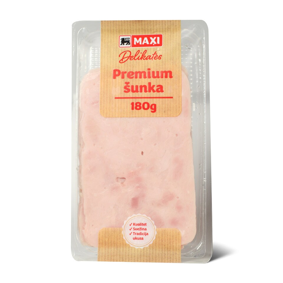 Maxi | Sunka u foliji slajs Maxi 180g | Maxi