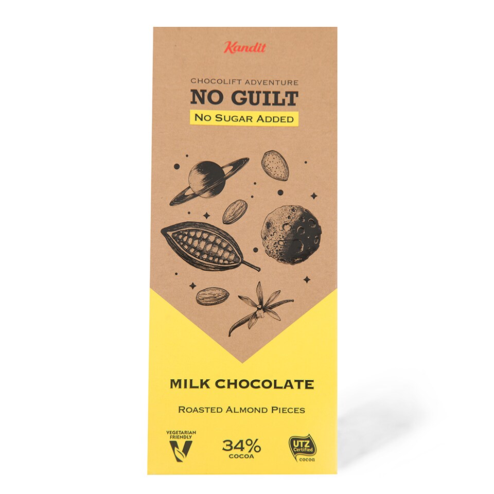 Kandit | Cokolada mlec.badem No Guilt Kandit 80g | Maxi