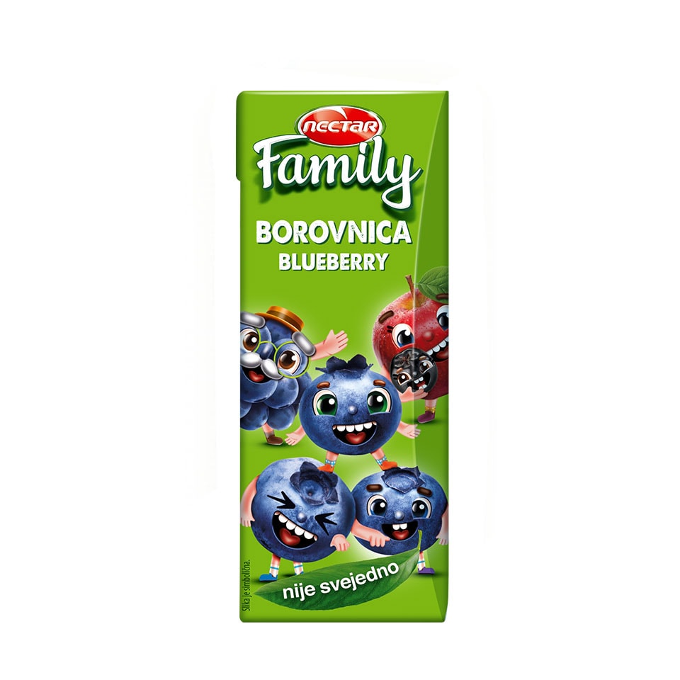 Family | Nektar borovnica Family Nectar 0,2l | Maxi