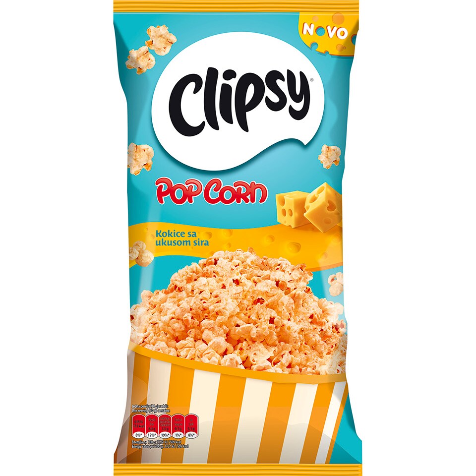 Clipsy | Kokice Clipsy sir 100g | Maxi