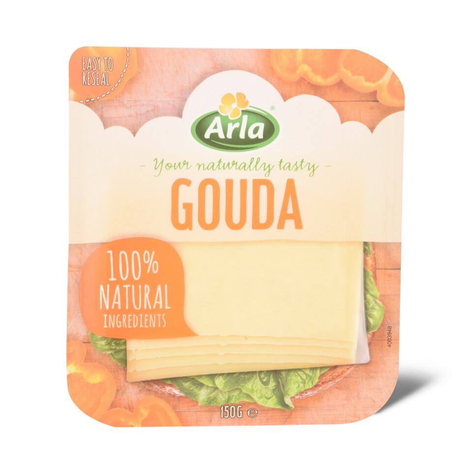 Arla | Sir Gouda slices Arla 150g | Maxi