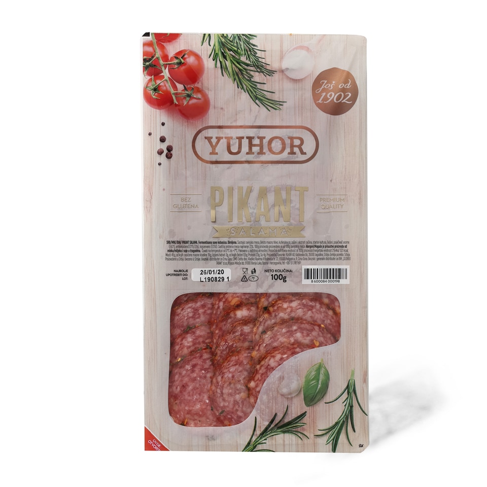 Yuhor | Pikant salama slajs Yuhor 100g | Maxi