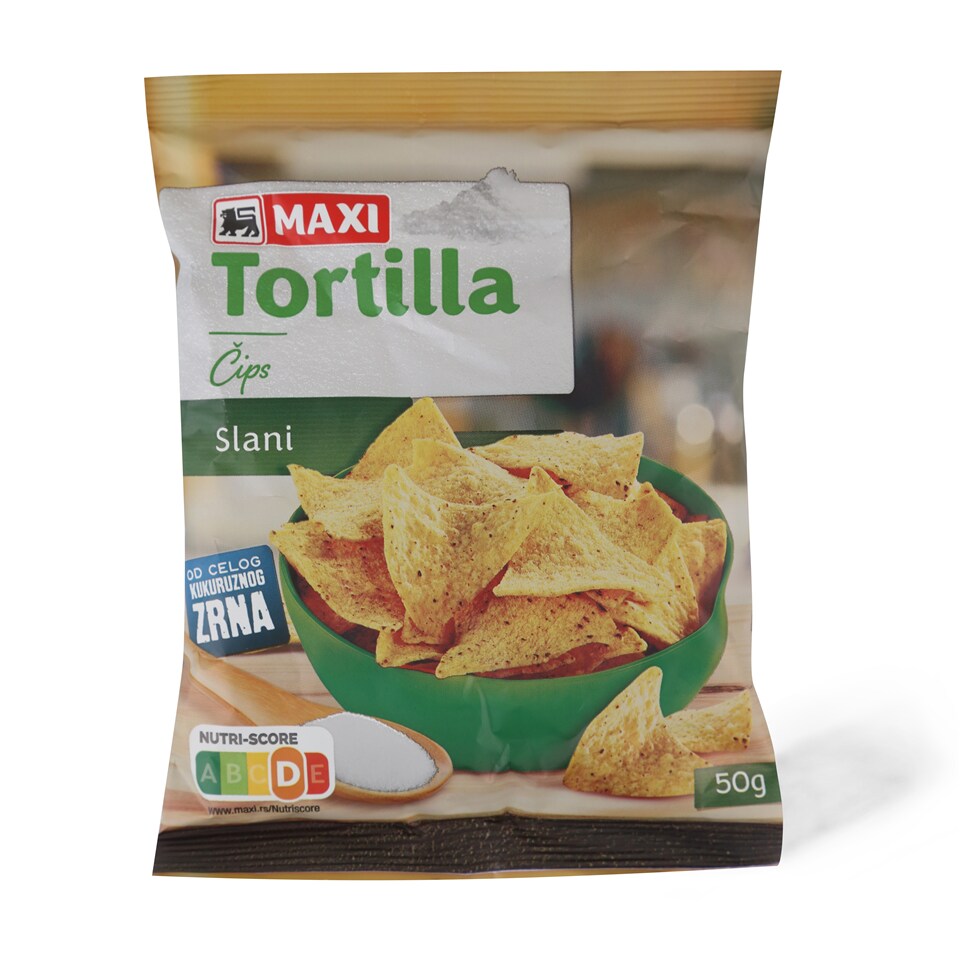 Maxi | Tortilja chips slani Maxi 50g | Maxi