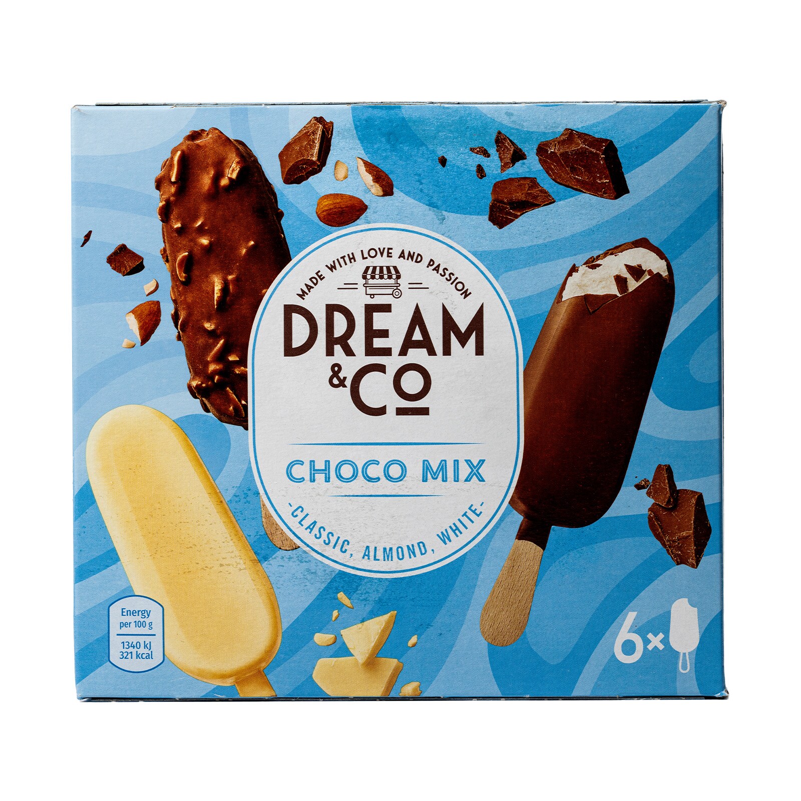 Dream&Co | Sladoled Magnum mix 6x120ml multipak | Maxi
