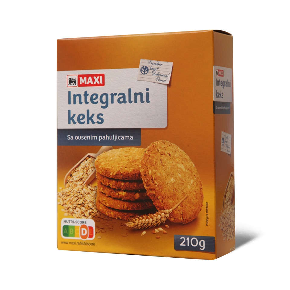 Maxi | Integr.keks ovsene pahuljice Maxi 210g | Maxi