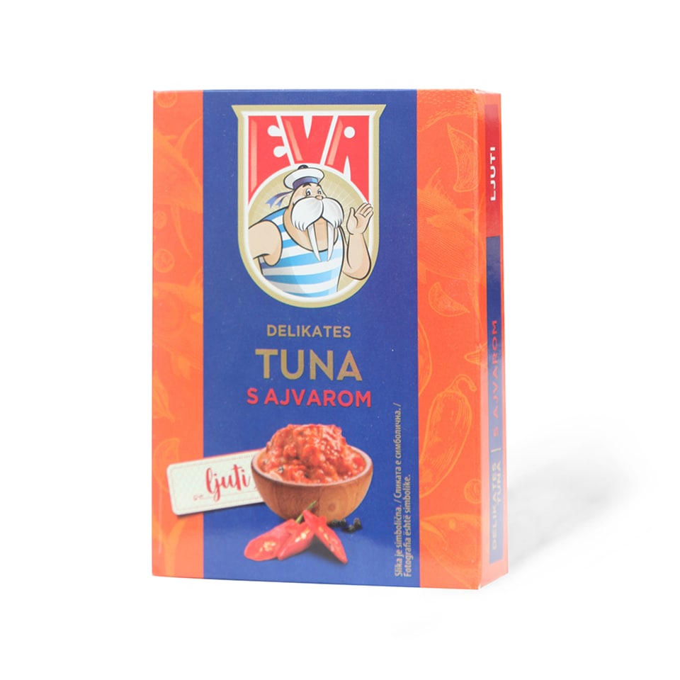 Eva | Tuna Eva sa ajvarom ljutim 115 g | Maxi