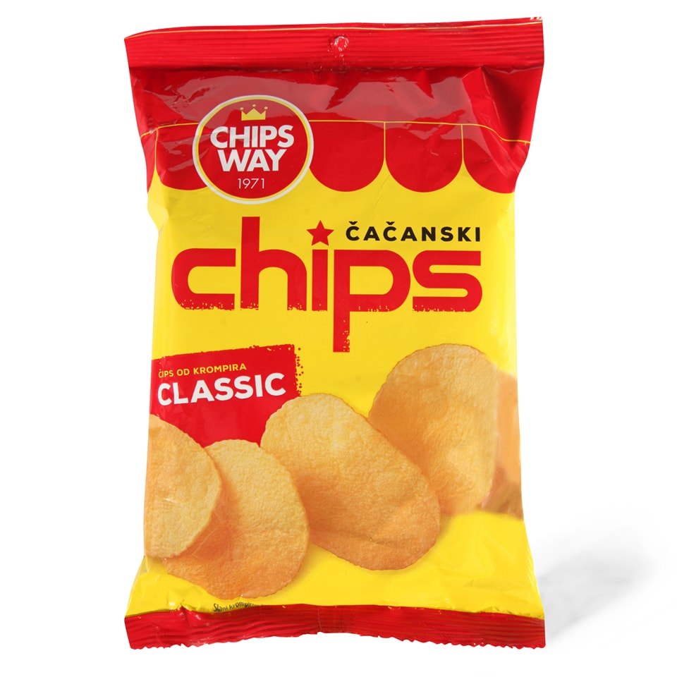 Cacanski | Cips classic Chips Way 90g | Maxi