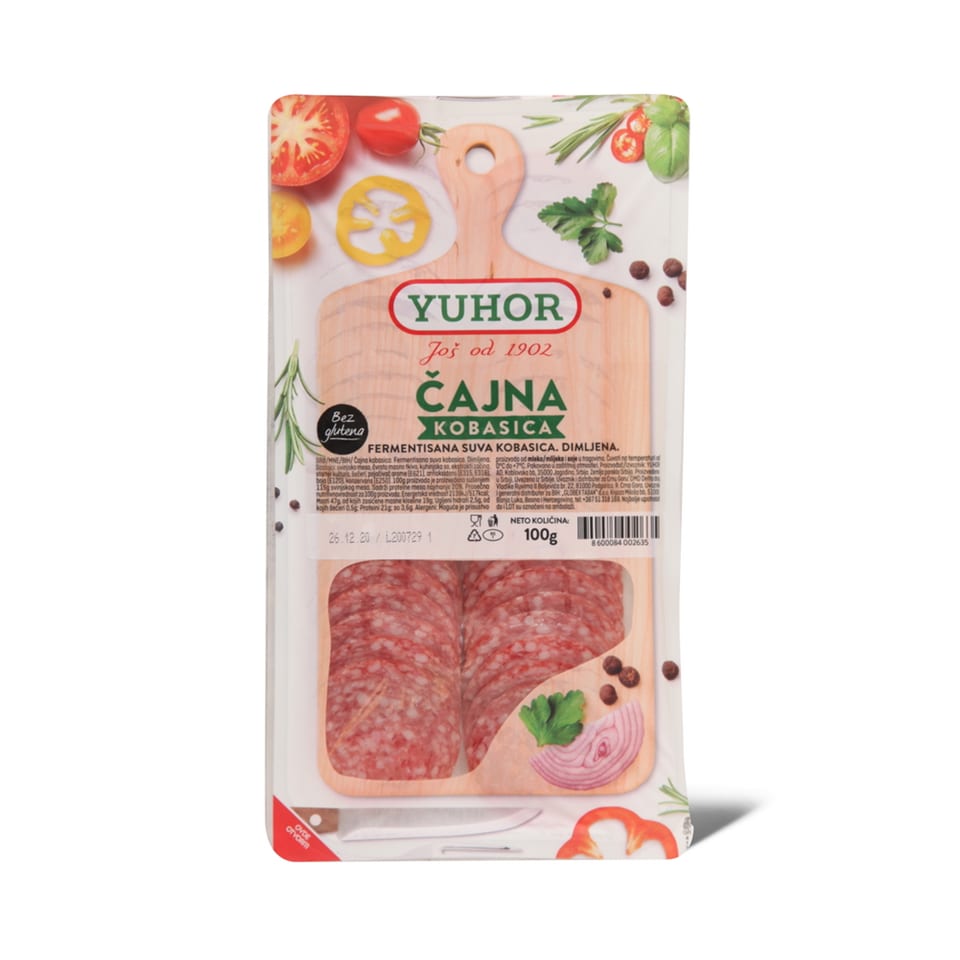 Yuhor | Cajna kobasica Yuhor 100g | Maxi