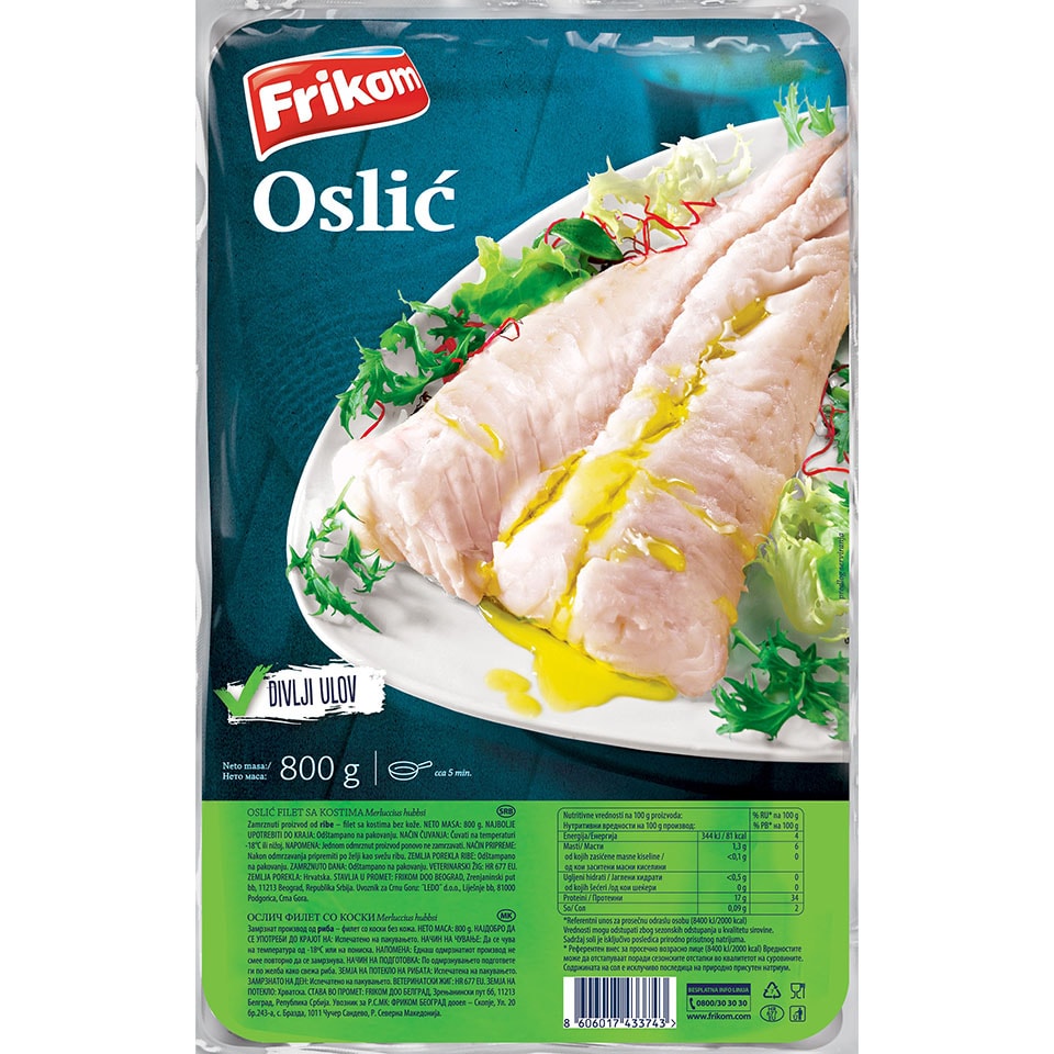 Frikom | Smrz.oslic filet 800g Frikom | Maxi