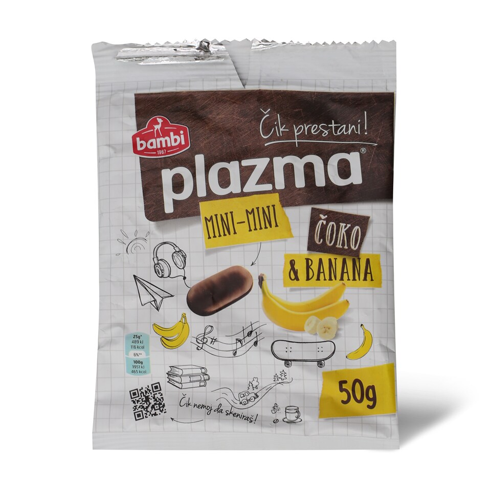 Plazma | Plazma mini coko banana 50g | Maxi