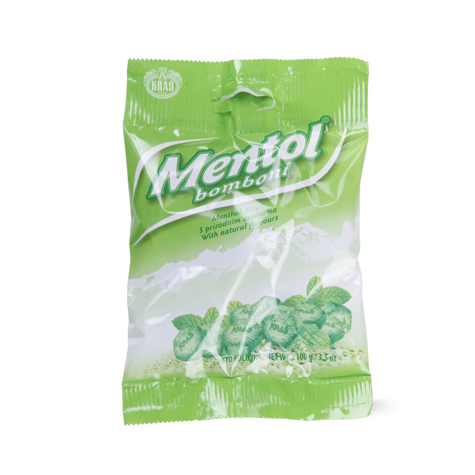 Kras | Bombone Mentol Kras 100g | Maxi