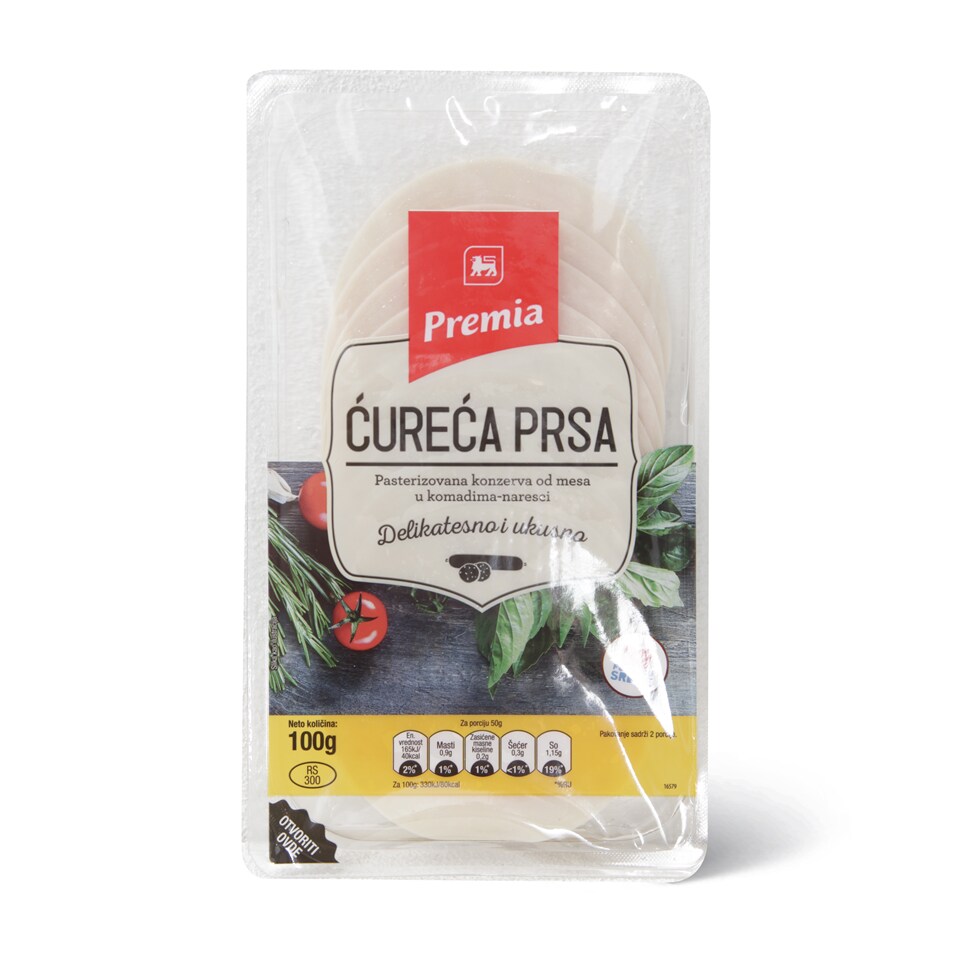 Premia | Cureca prsa u zast.atm.Premia 100g | Maxi