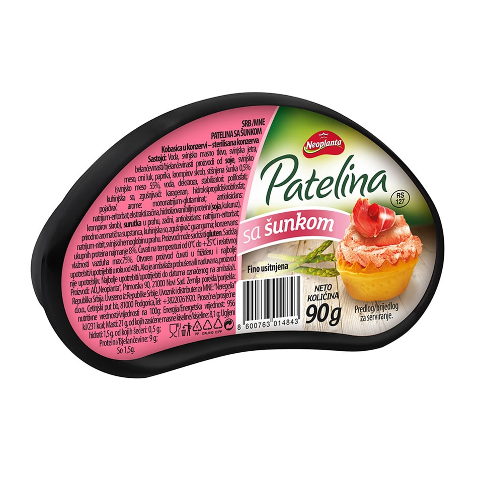 Patelina | Pasteta sa sunkom Patelina 90g | Maxi