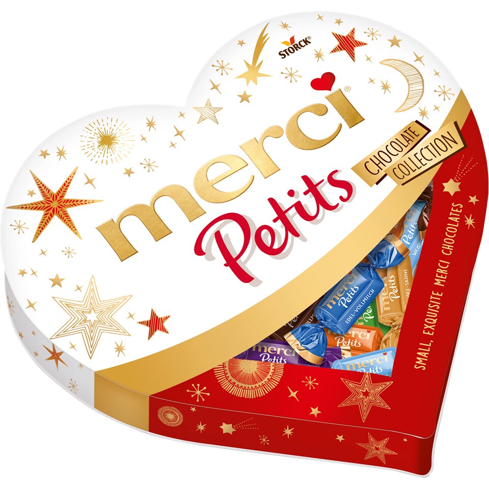 Merci | Bombonjera petits heart Merci 250g | Maxi