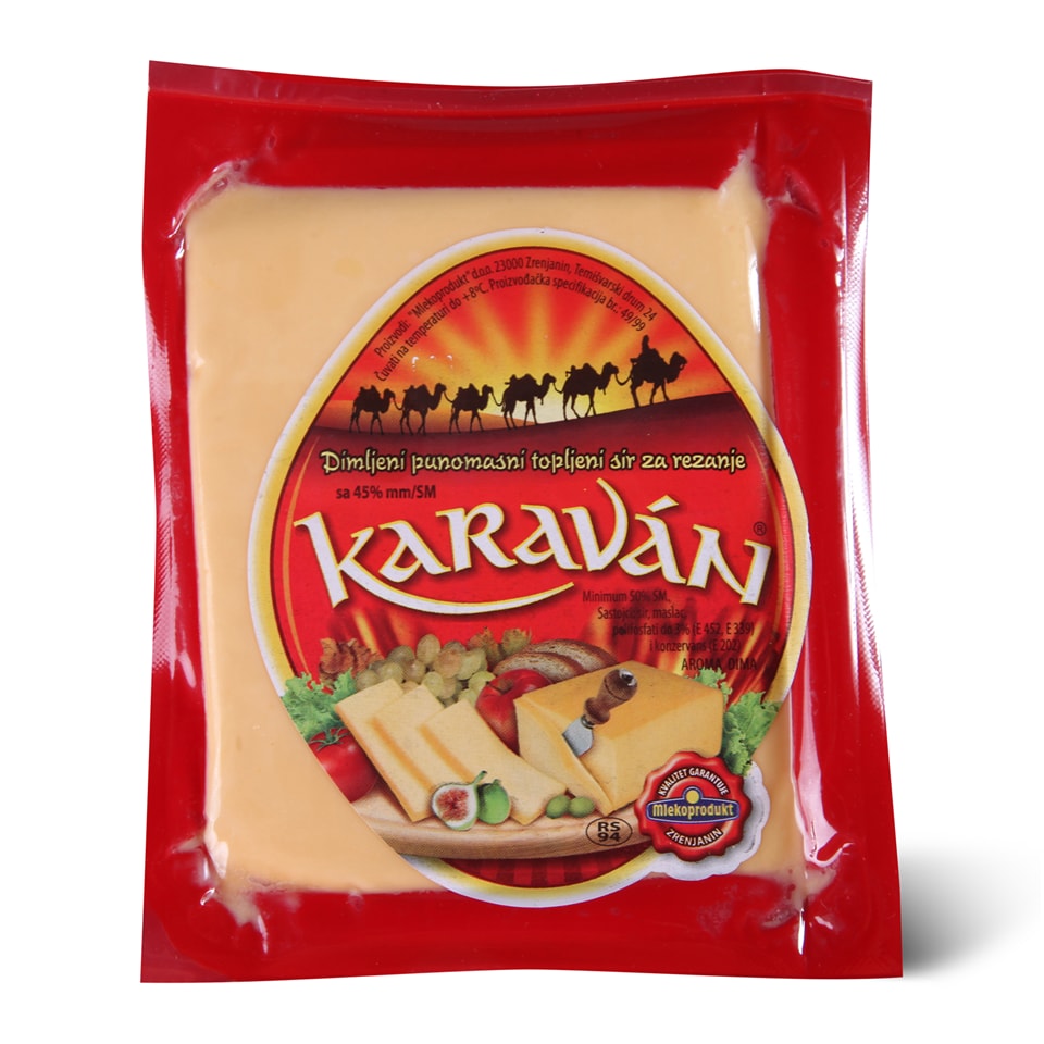 Biser | Sir topljeni u bloku Karavan 500g | Maxi