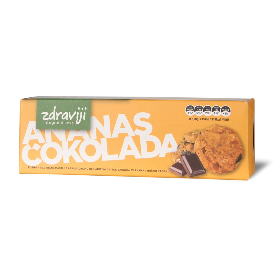Sweet family | Keks ananas cokolada Sweet family 120g | Maxi