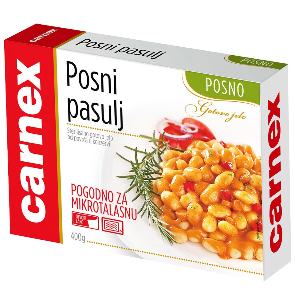 Carnex | Posni pasulj Carnex 400g | Maxi