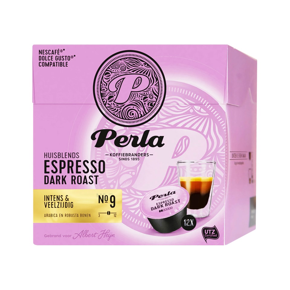 Perla | Kafa DG Espr.Dark roast Perla UTZ 12caps | Maxi